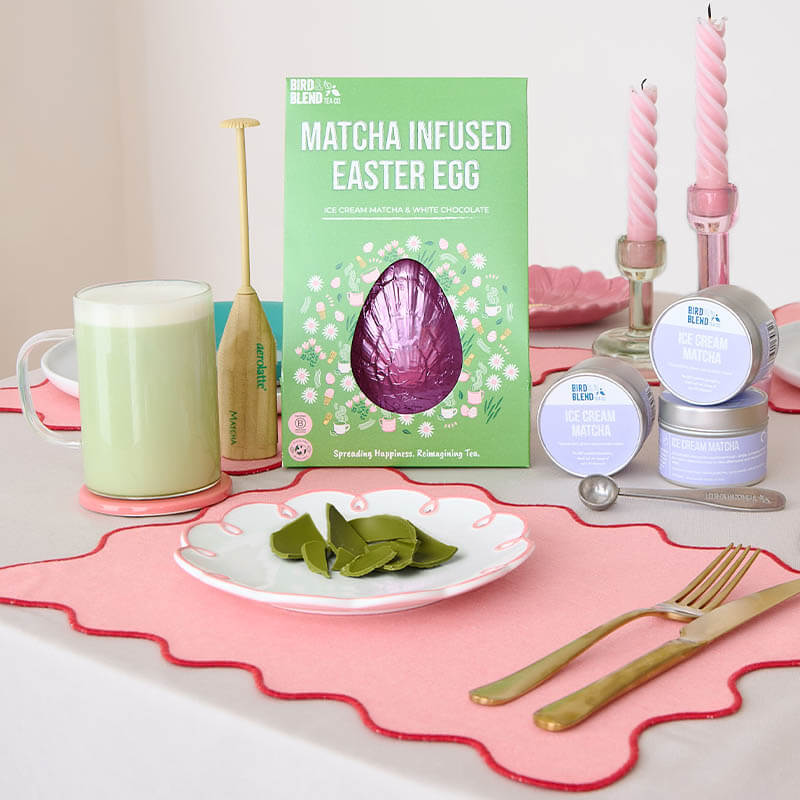 Matcha Infused Chocolate Easter Egg | Bird & Blend Tea Co.
