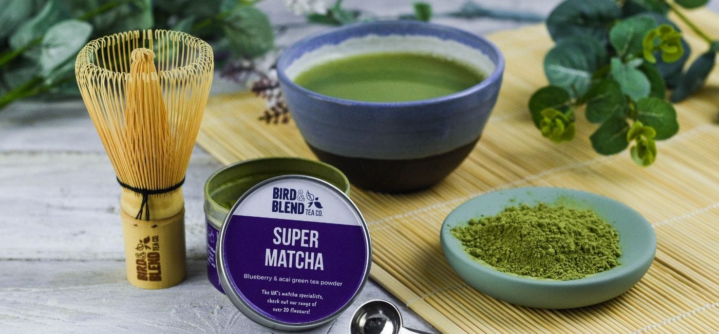 Blueberry Muffin Matcha Latte Recipe | Bird & Blend Tea Co.